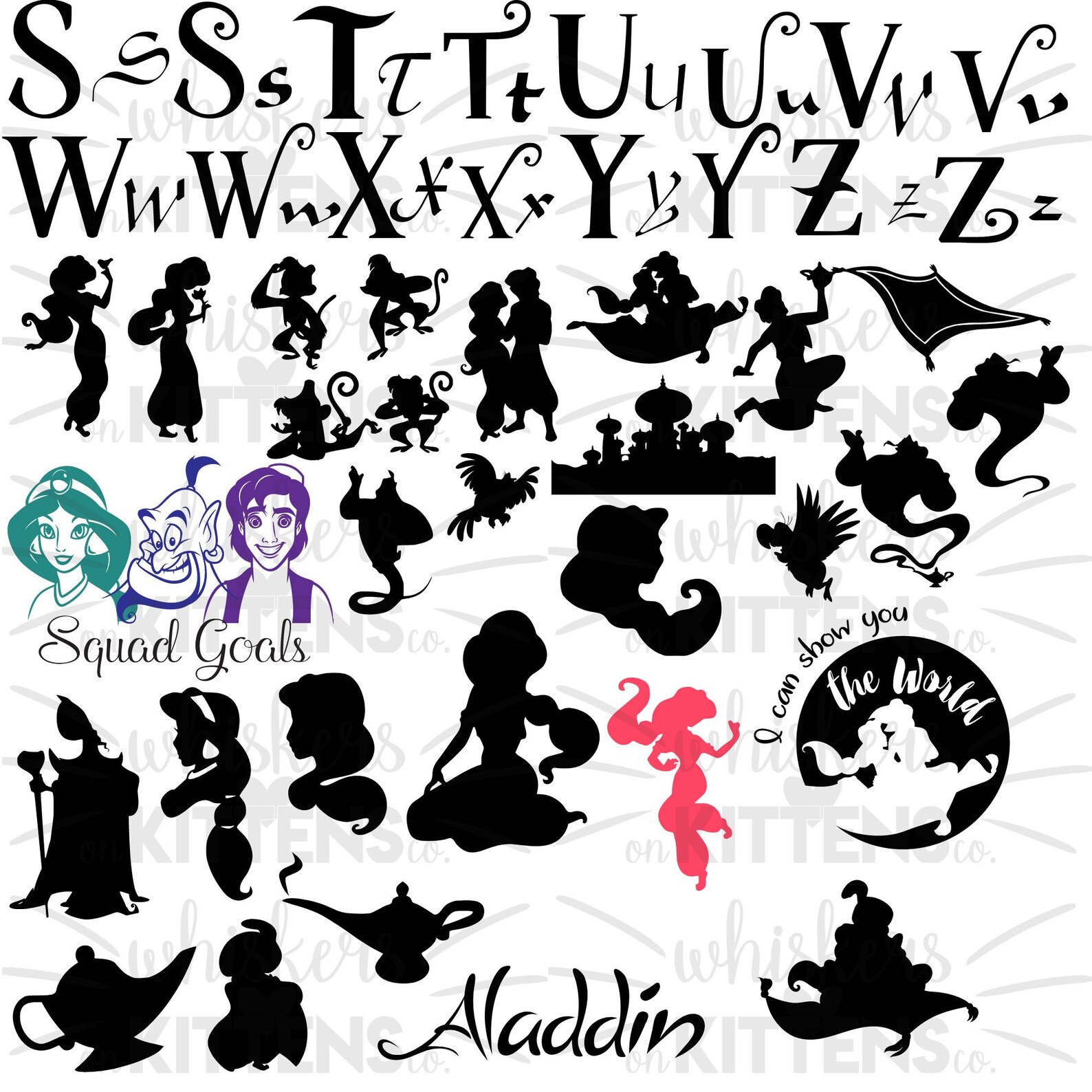 Aladdin SVG Digital Files Instant Download - Etsy
