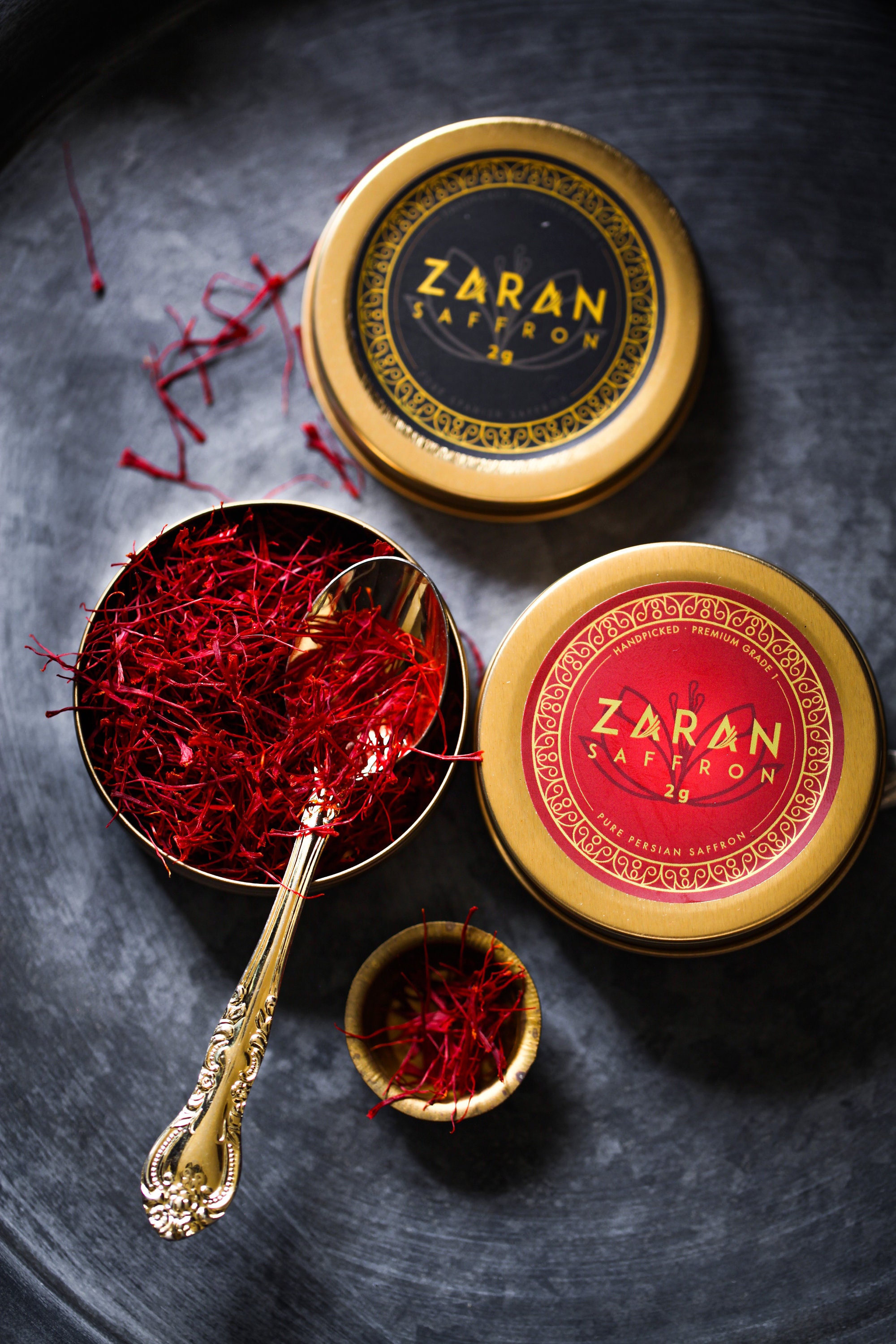 Zaran Saffron, (2 Grams) Superior Saffron Threads (premium Grade) All ...