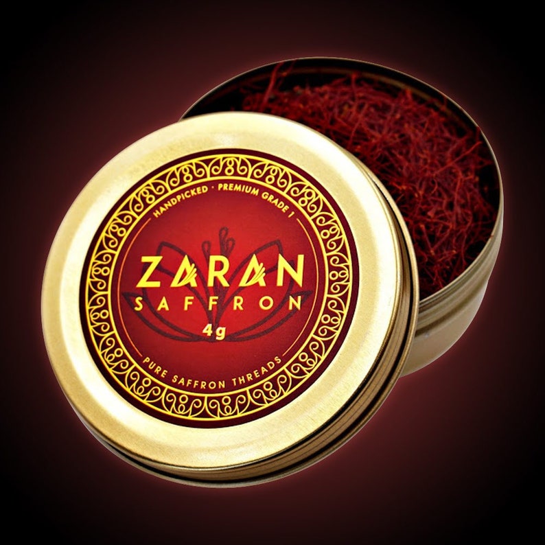 Zaran Saffron, (4 Grams) Superior Saffron Threads (premium Grade) All ...