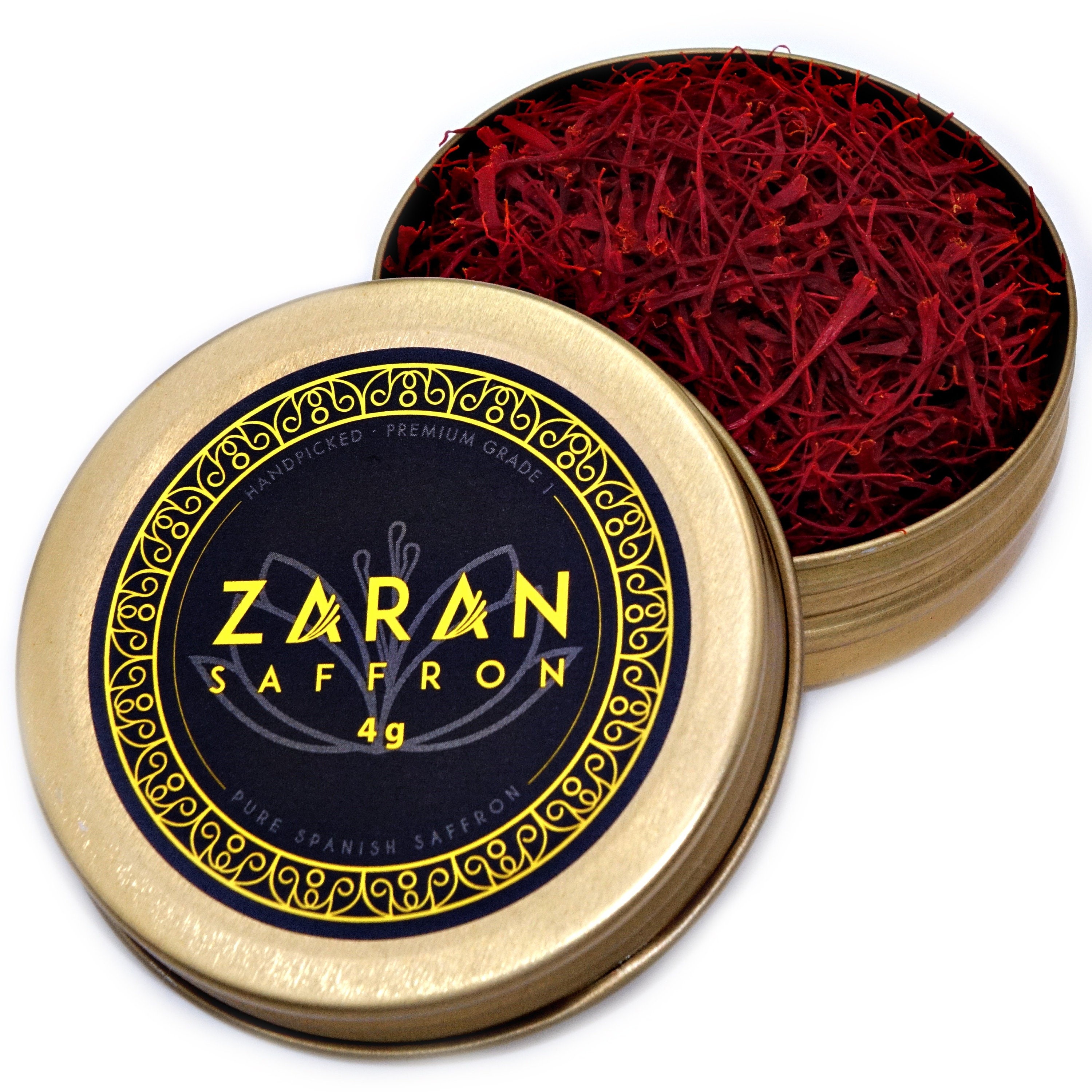 Zaran Saffron, 4 Grams Superior Spanish Saffron Threads Premium Grade ...