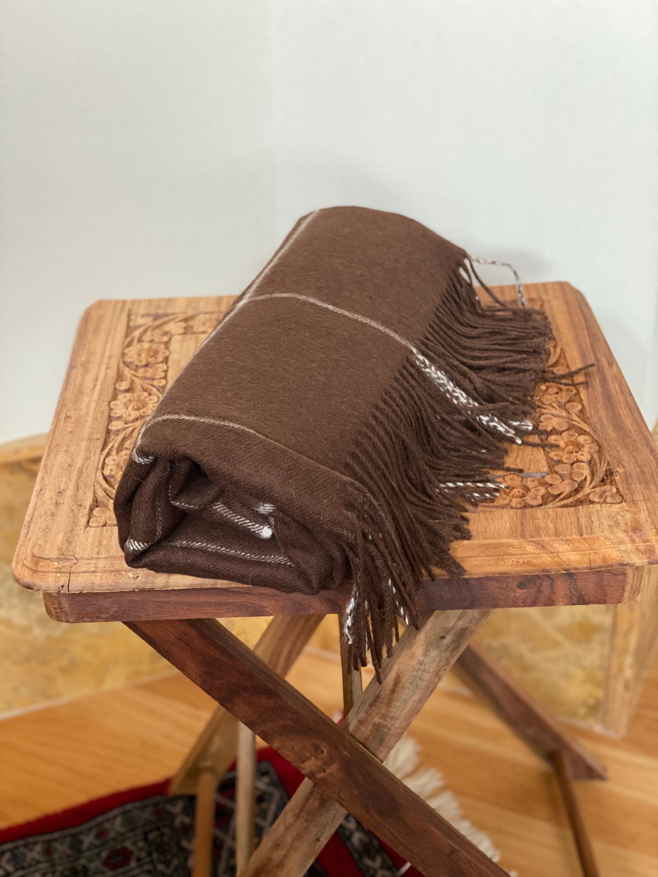 Alpaca wool Throw Alpaca throw blanket MADE in Peru | Etsy