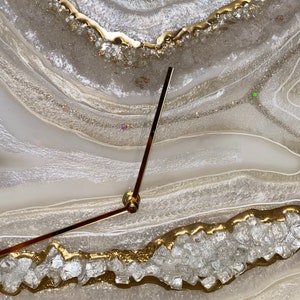 Custom Geode Inspired Wall Clock | Wall Art, Home Décor, Resin Clock ...