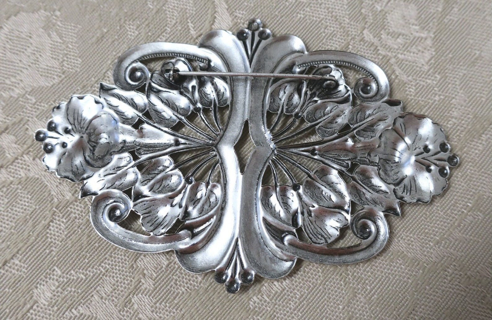Ornate Floral Large Metal Stamping 3.75 X - Etsy