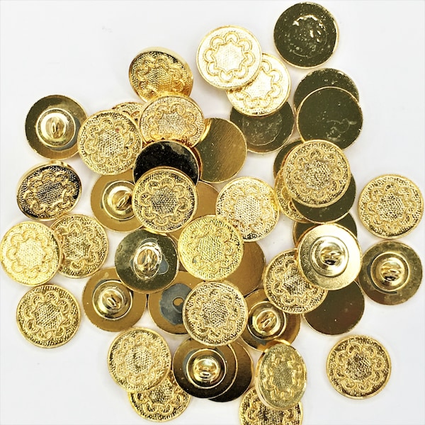 Bulk Gold Buttons - Etsy