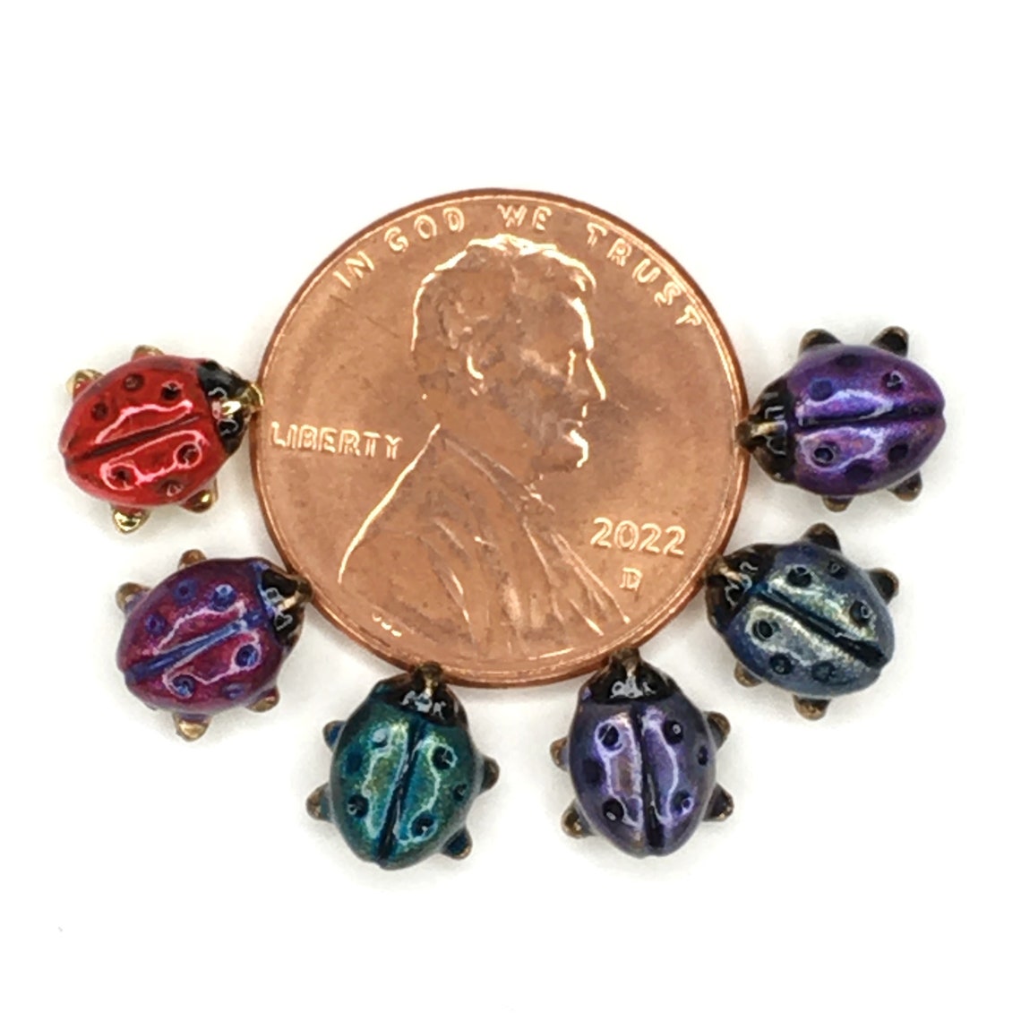 Tiny Ladybug Beads-fantasy Colors-sd 552 - Etsy