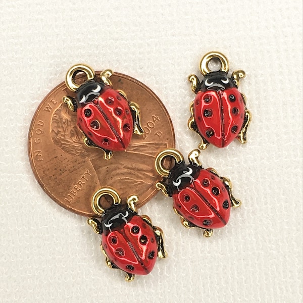 Ladybug Charm - Etsy