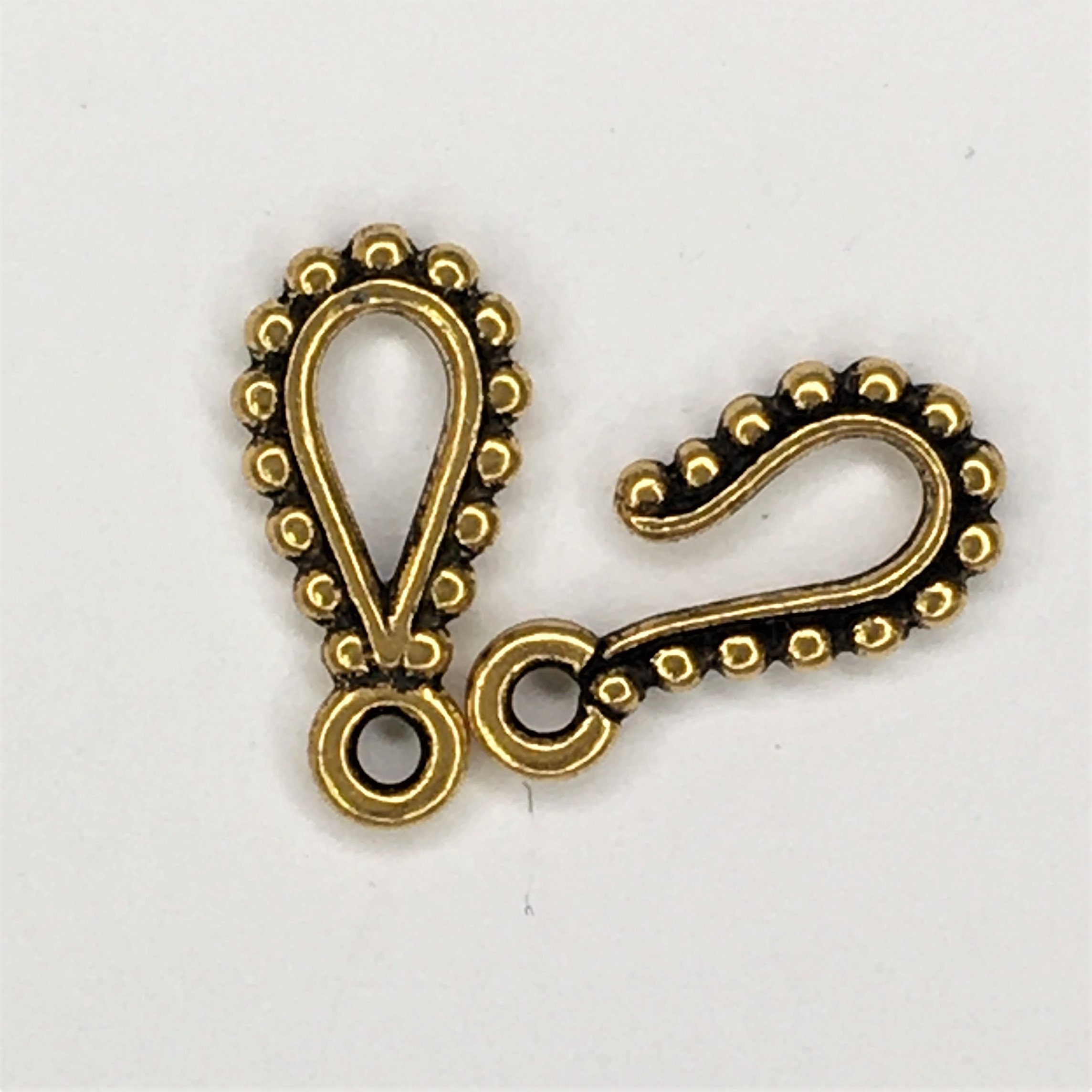 16 Pairs of Tierracast Beaded Hook and Eye Clasps - Etsy