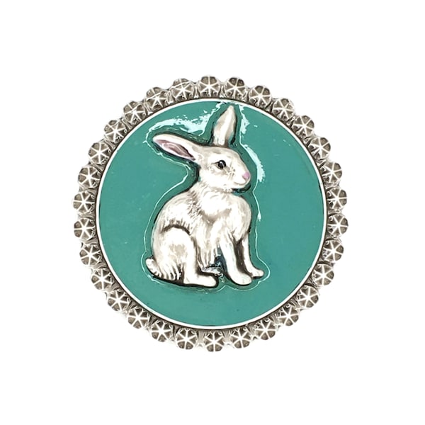Bunny Rabbit Button - Etsy