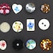Frame With 54 Antique and Vintage, Buttons-small and Diminutive-no. 8 ...