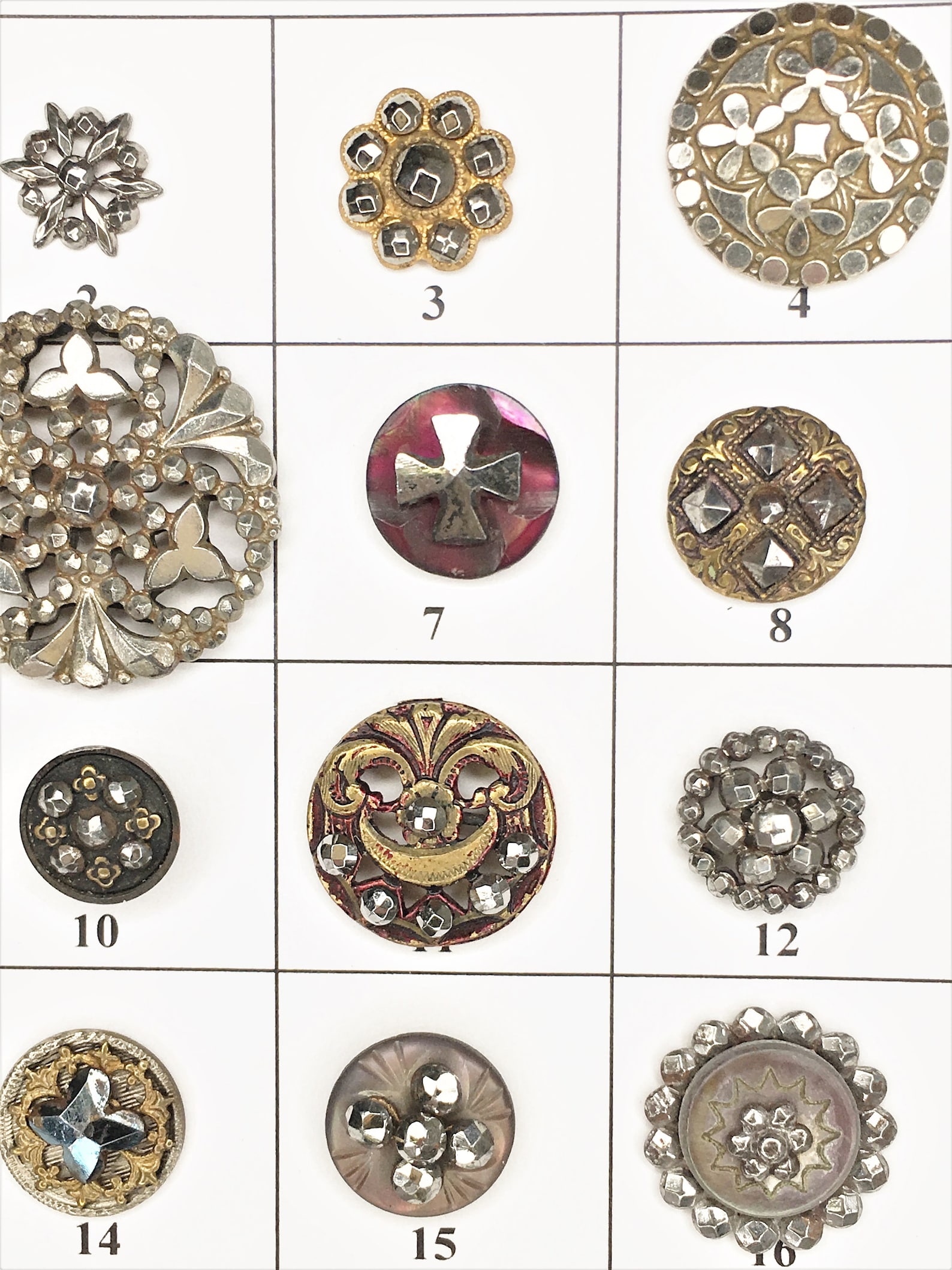 Fancy Antique Metal Buttons 1/2 to 1 1/8 in - Etsy