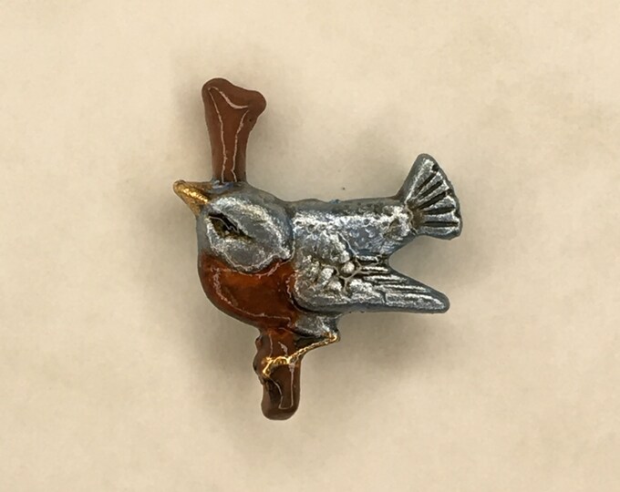 Bluebird Bead on a Branch Bead-bin # 630 - Etsy