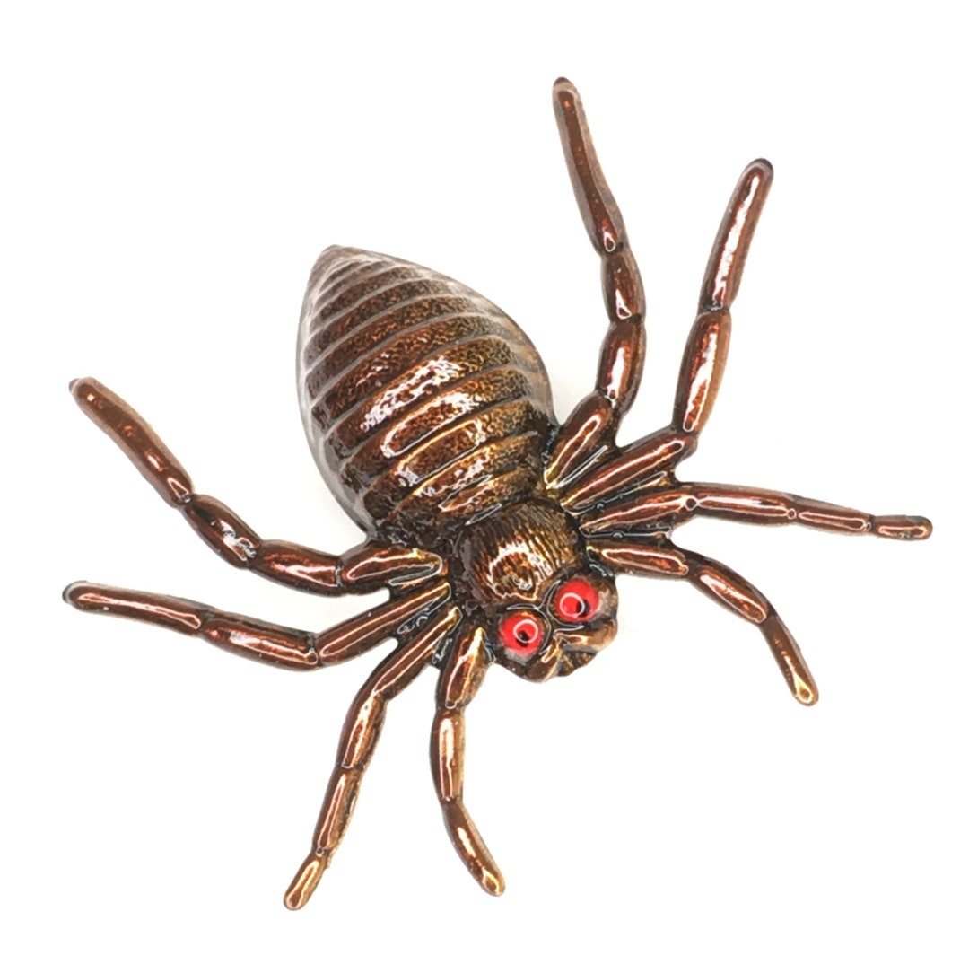 Giant Spider Tack Pin - Black or Brown - 1&1/2" - - Etsy