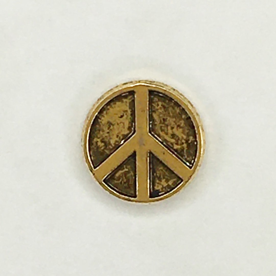 71 Pieces of Tiny 8mm Metal Peace Signs-st 175 - Etsy