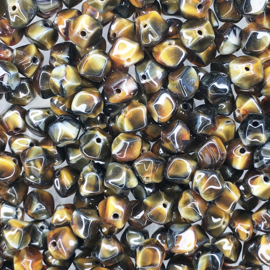 5.5 Mm Tortoise Glass Bead-100 Beads for 6.75-#242 - Etsy