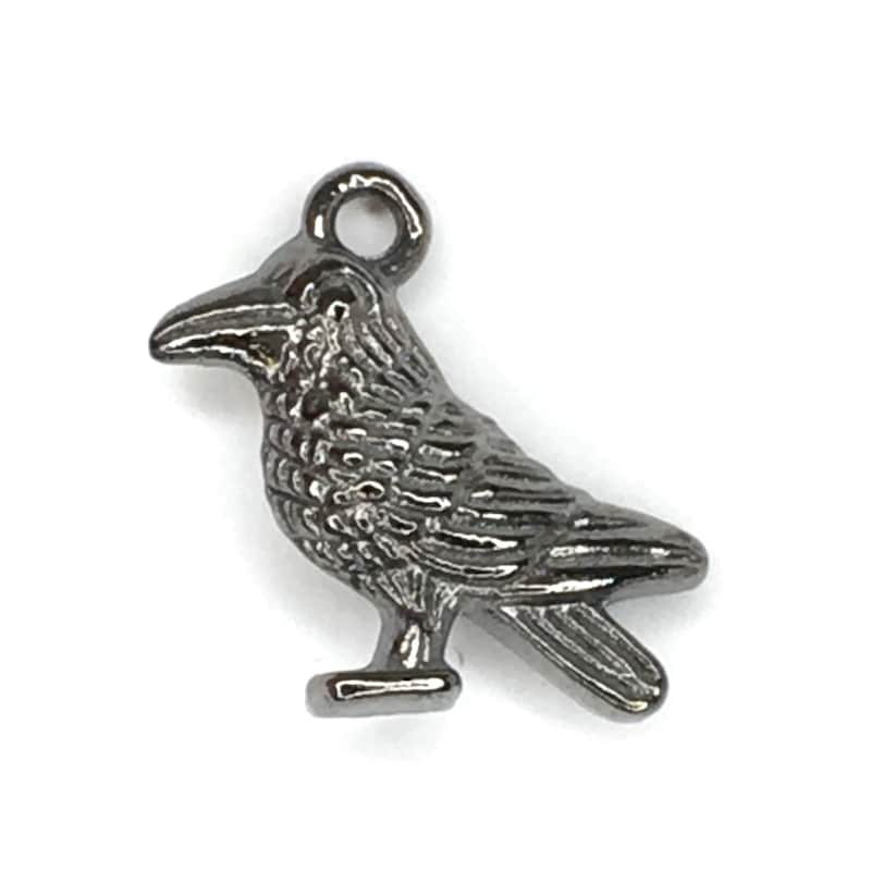 Crow Charm - Etsy