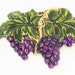Hand Painted Large Brass Grape Button - 6.25 Ea - BE670-P-1 - Etsy