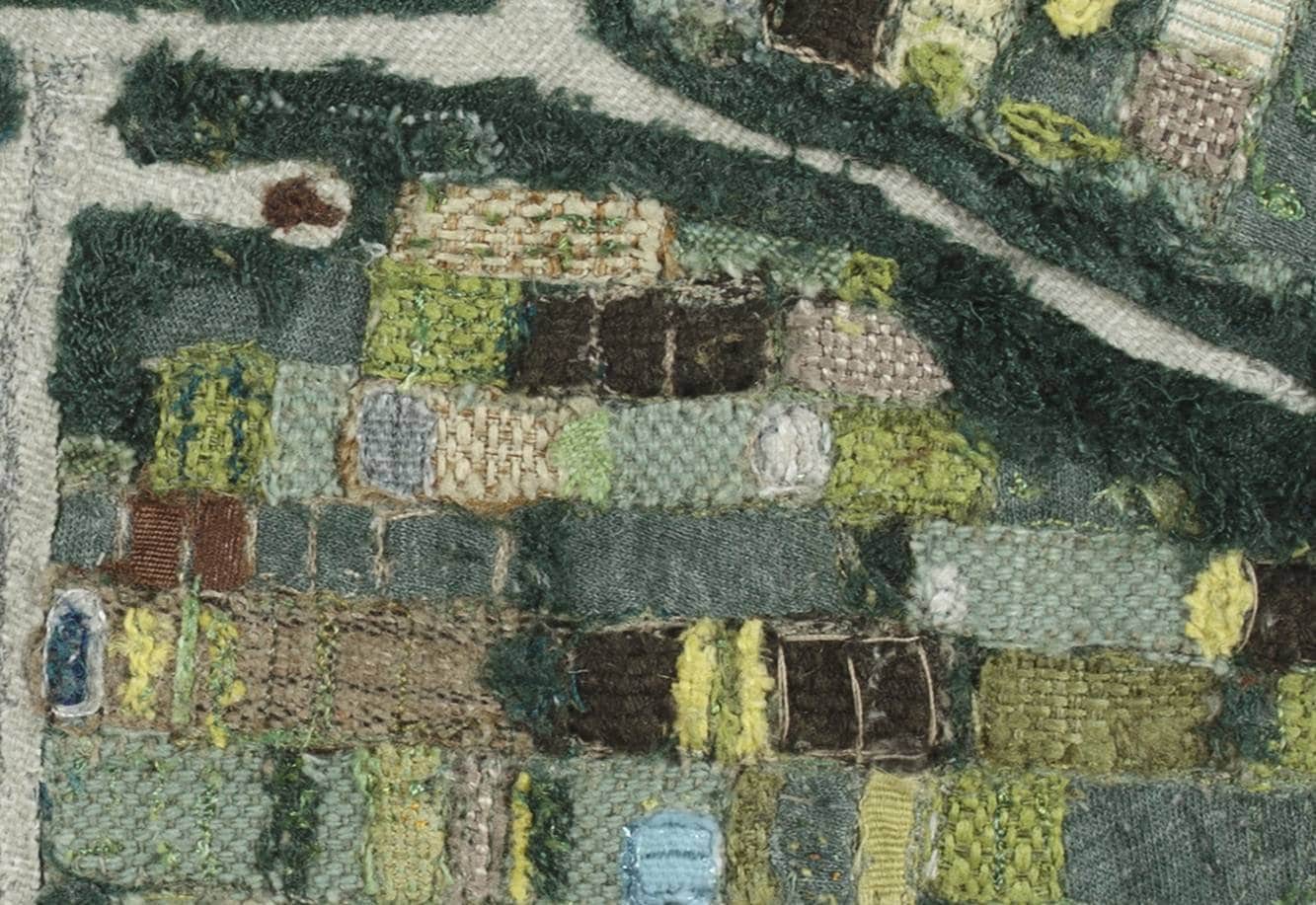 Wall Art Allotment Print Gift / bristol Allotments: A Bird's Eye View ...