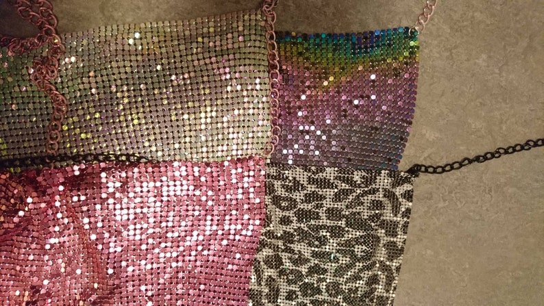 Metal Mesh Chainmail Top With Open Back Short - Etsy