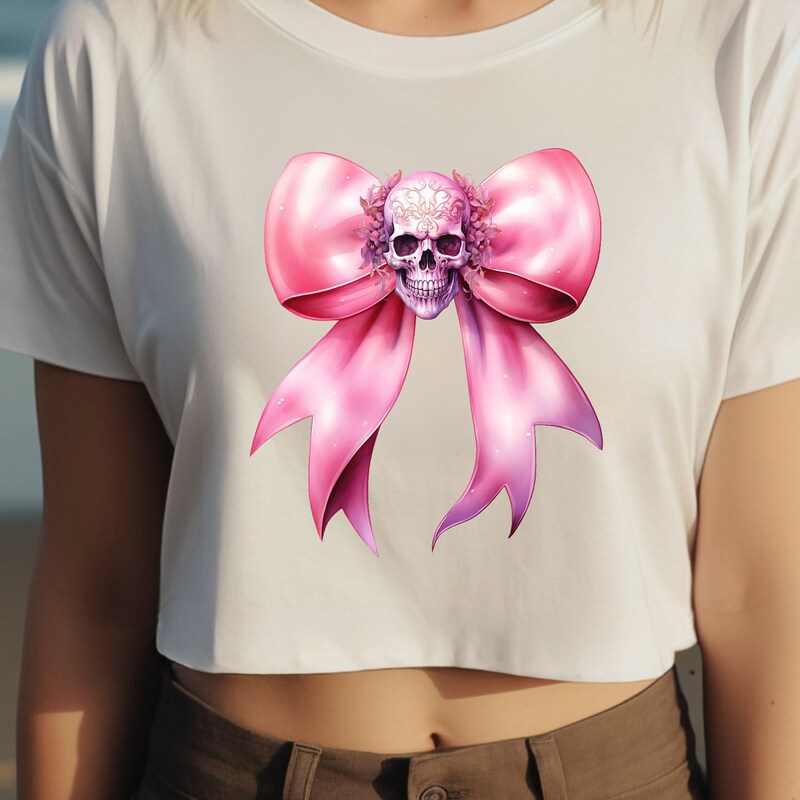 Skull Crop Top - Etsy