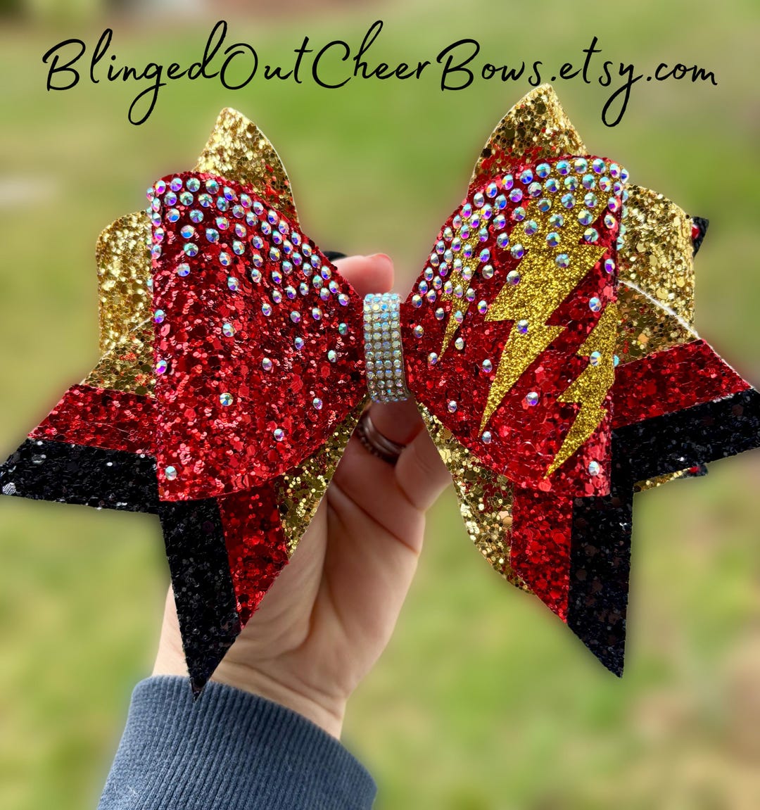 Team Orders Only!! Min Order 10 + Bows//customizable Lightning Bolt ...
