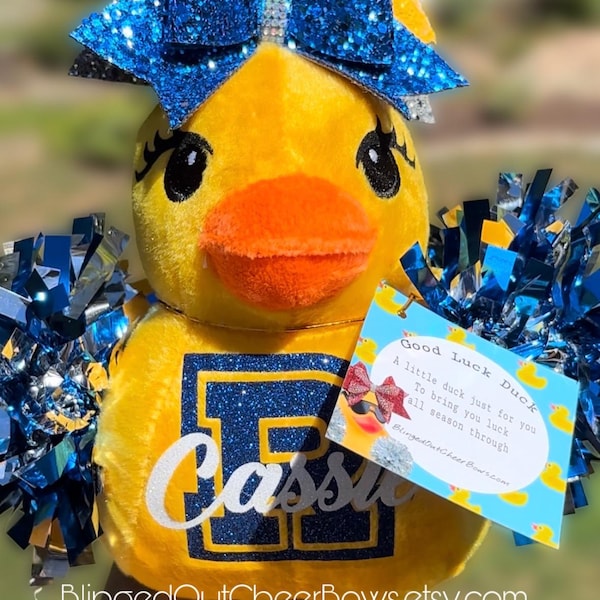 Good Luck Cheer Duck - Etsy
