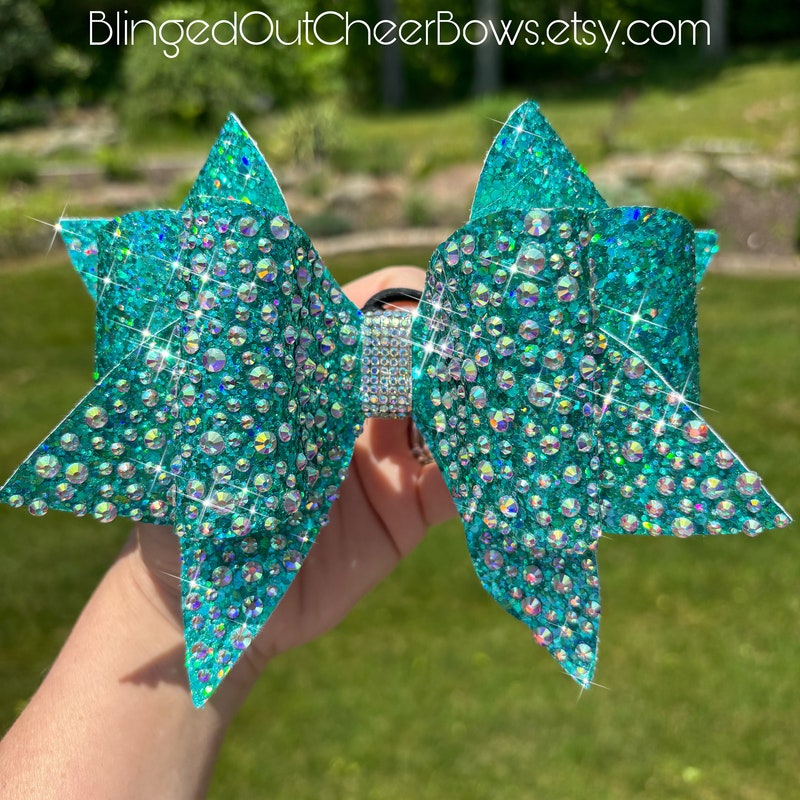 Bling Cheer Bow - Etsy