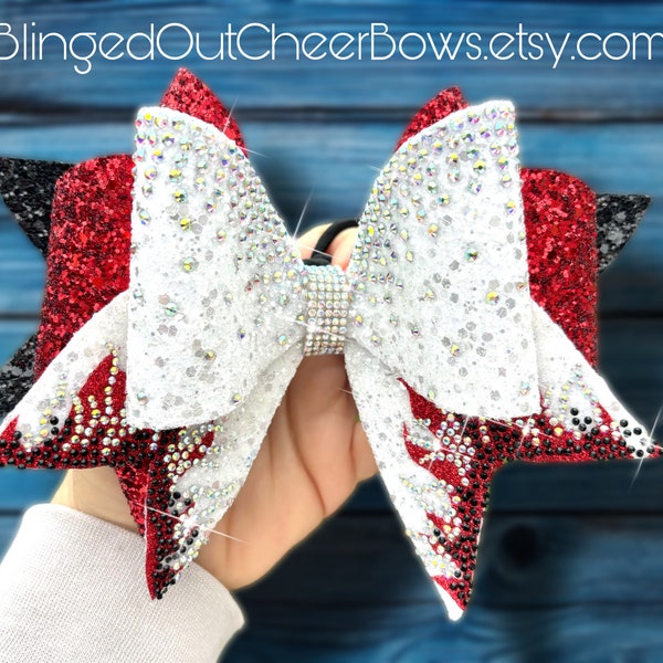 Red and Black Bows - Etsy
