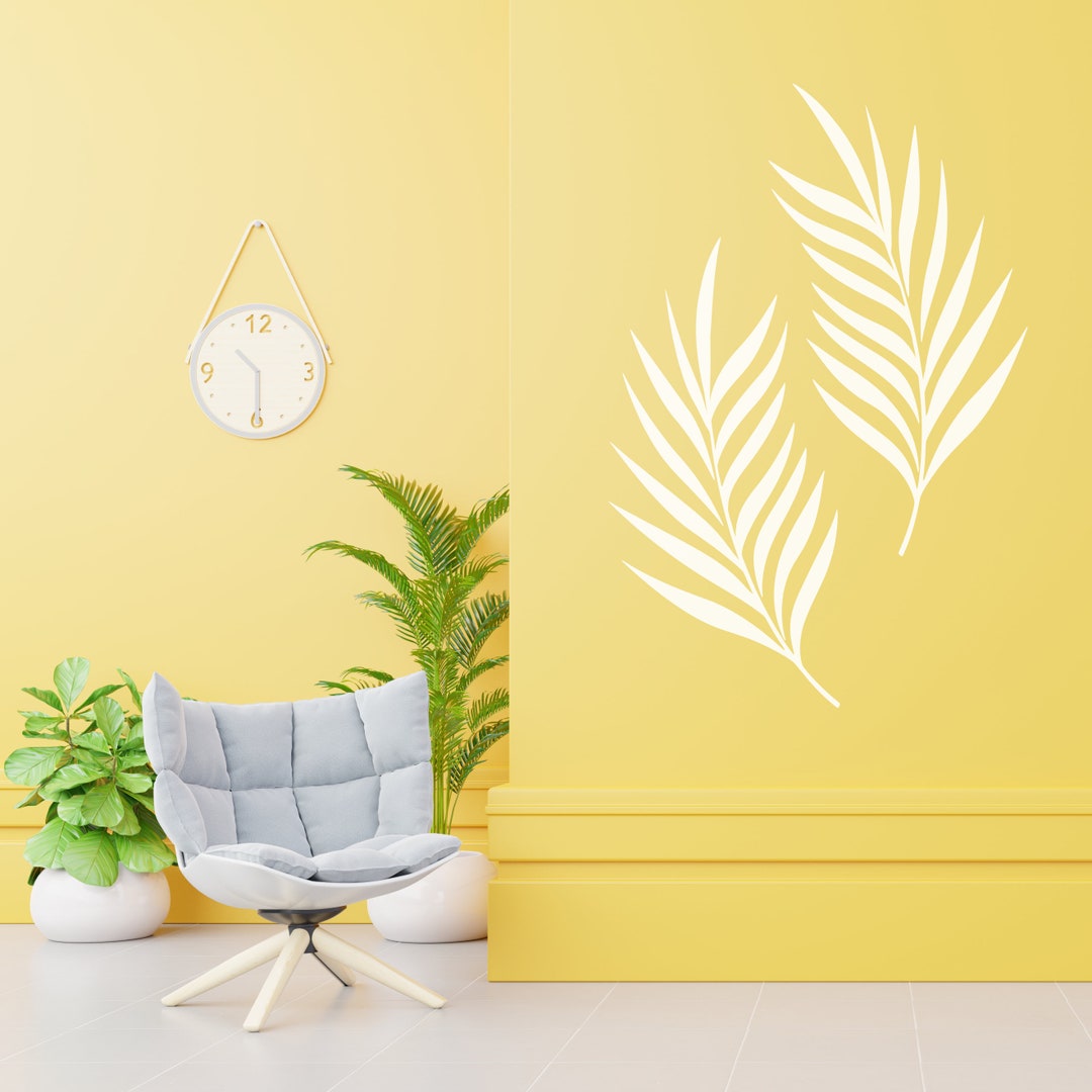 Palm Branch Set of 2 - Passover Wall Decal for Home, Bedroom, Church or ...