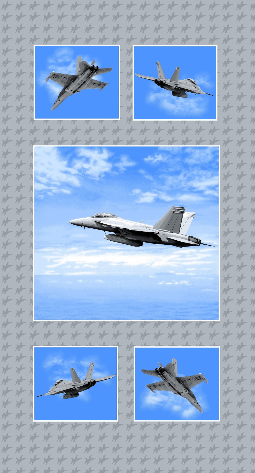 Studio E Boeing Jet Plane Panel Fabric Quilting & Craft Fabric 100% ...