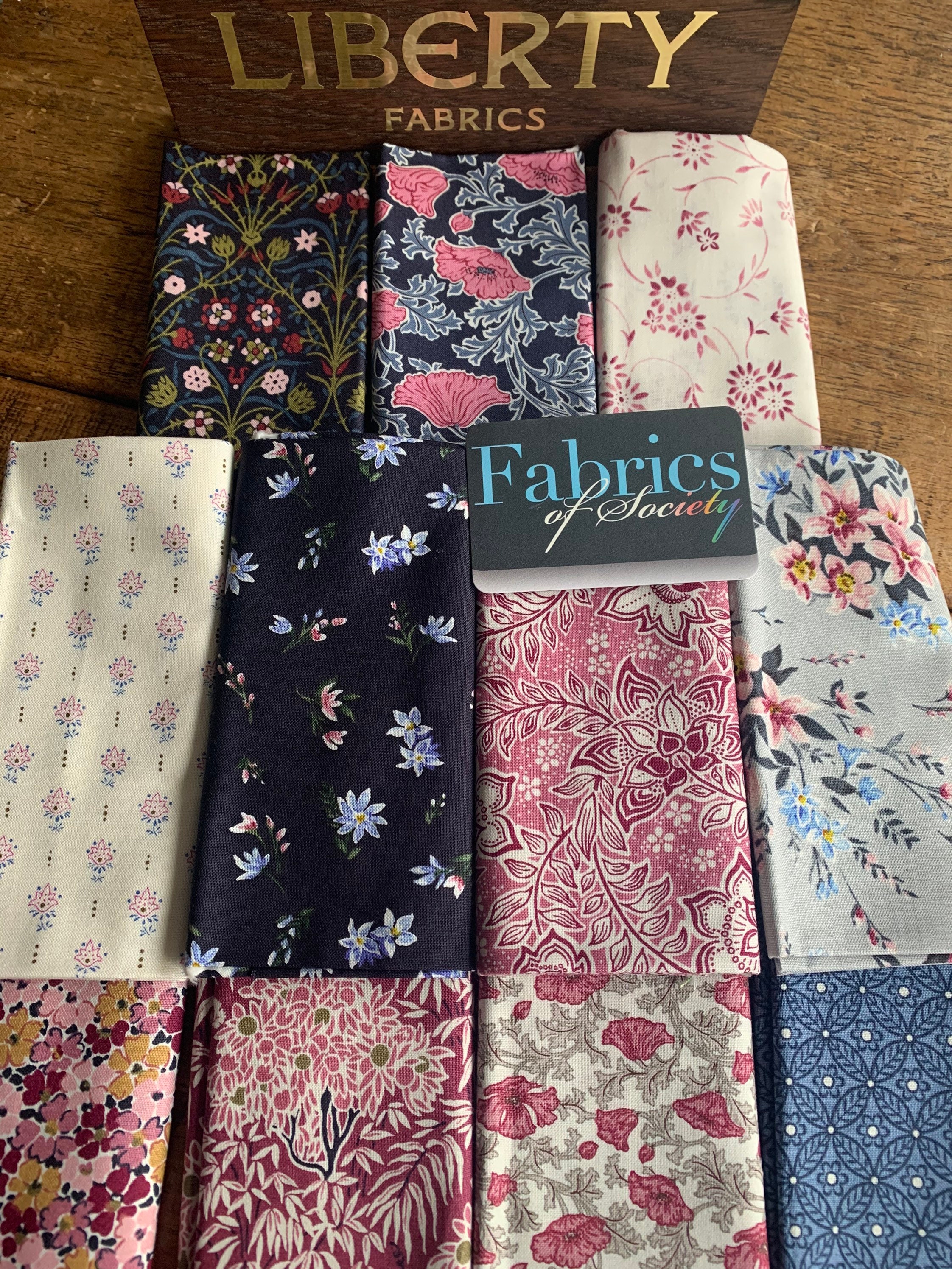 Liberty Fabric Winterbourne House Bundle 11 Fabrics 100% | Etsy