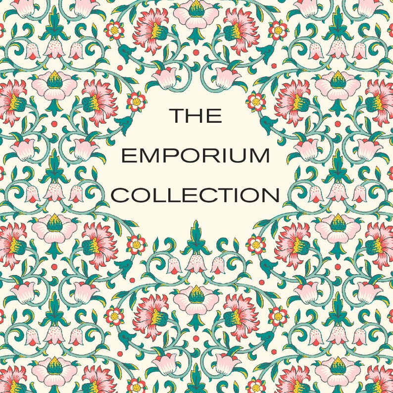 Liberty Emporium Collection Turner 100% Lasenby Cotton - Etsy