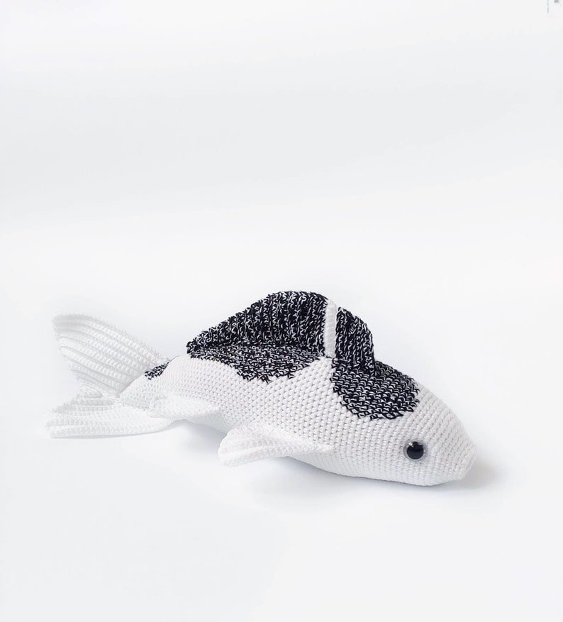 Koi Fish Grey, Stuffed Sea Animal, Sea Creature Lovers Gift - Etsy