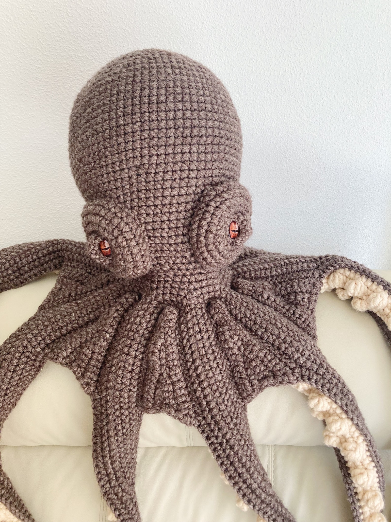 Giant Stuffed Octopus, Big Brown Plush Octopus - Etsy