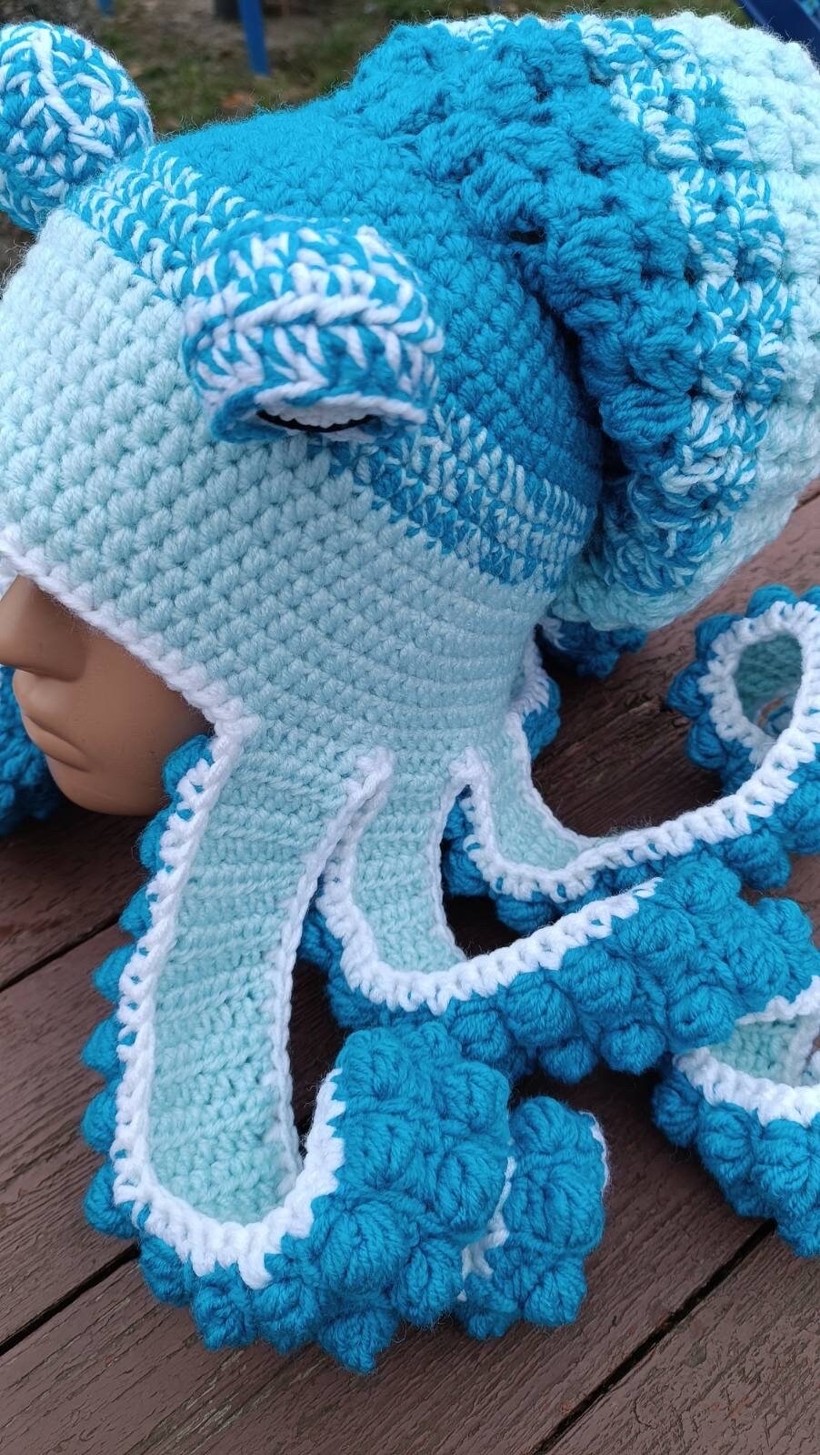 Octopus Hat, Fully Personalizable Funky Hat, Sea Creature Lovers Gift ...