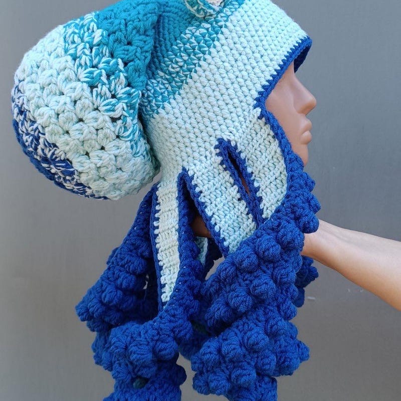 Octopus Hat - Etsy