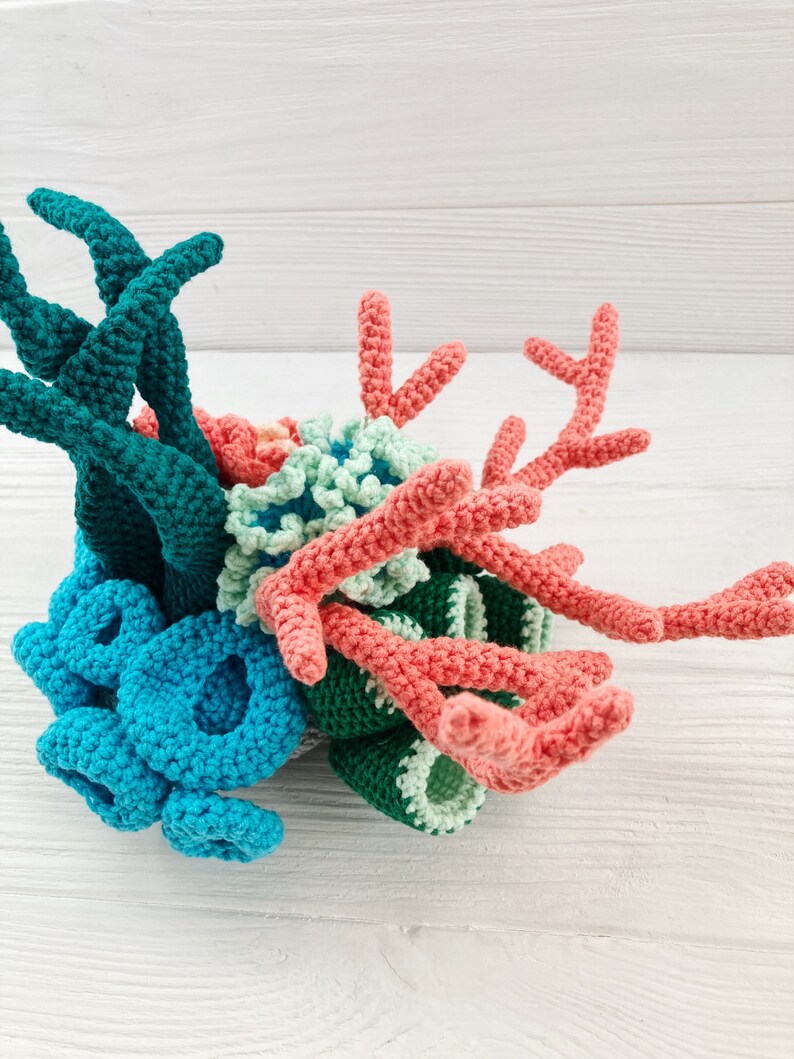 Coral Reef Stuffed Toy, Sea Animals Lovers Gift - Etsy