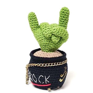 Cactus With Middle Finger, Stuffed Plant in the Pot - Etsy