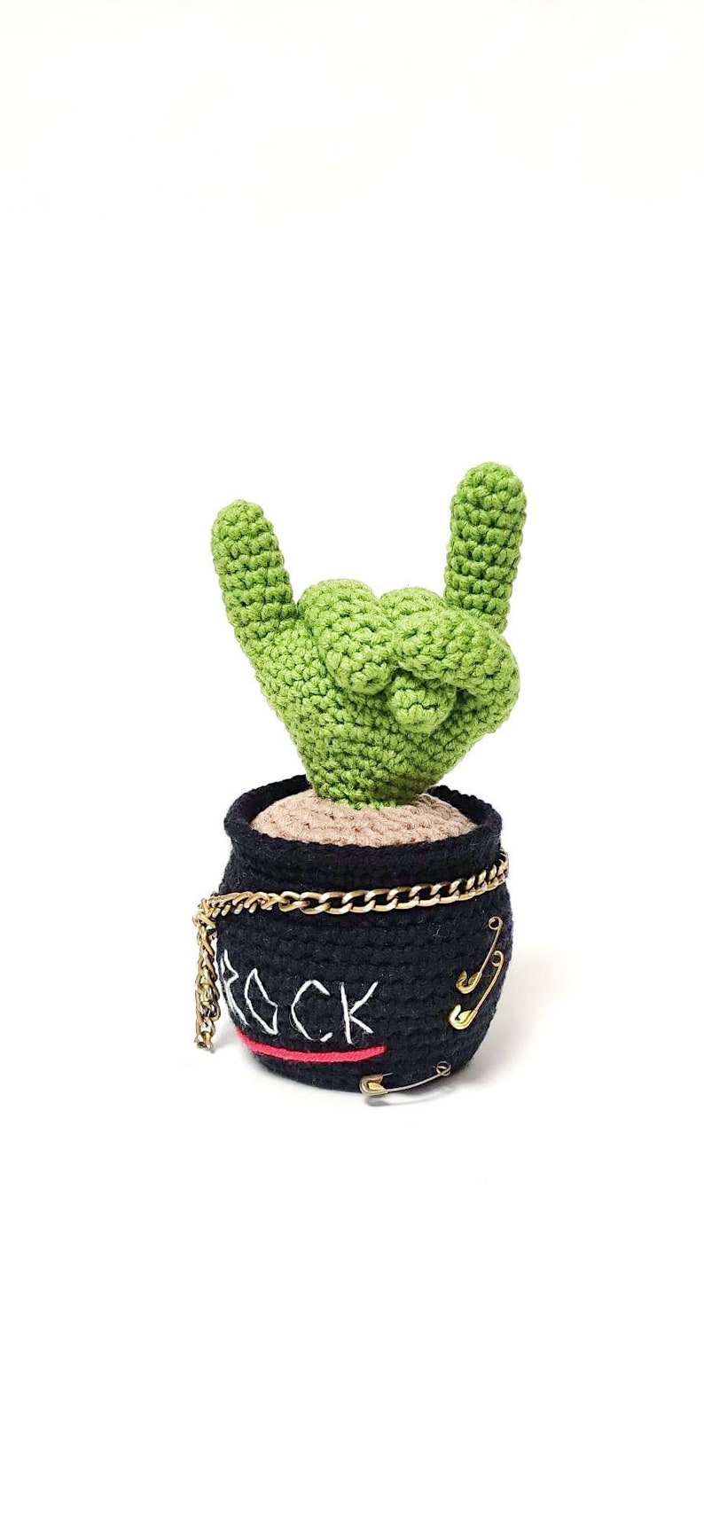 Cactus With Middle Finger Stuffed Plant in the Pot - Etsy