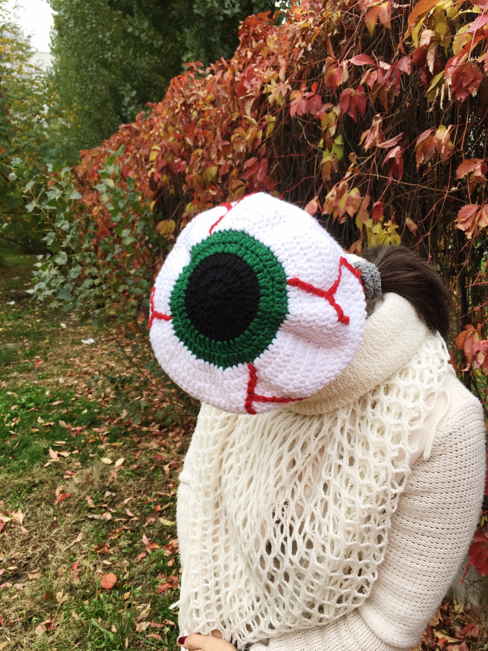 Eye Hat Knitted Funny Hat Crochet Weird Hat Prank Gift - Etsy