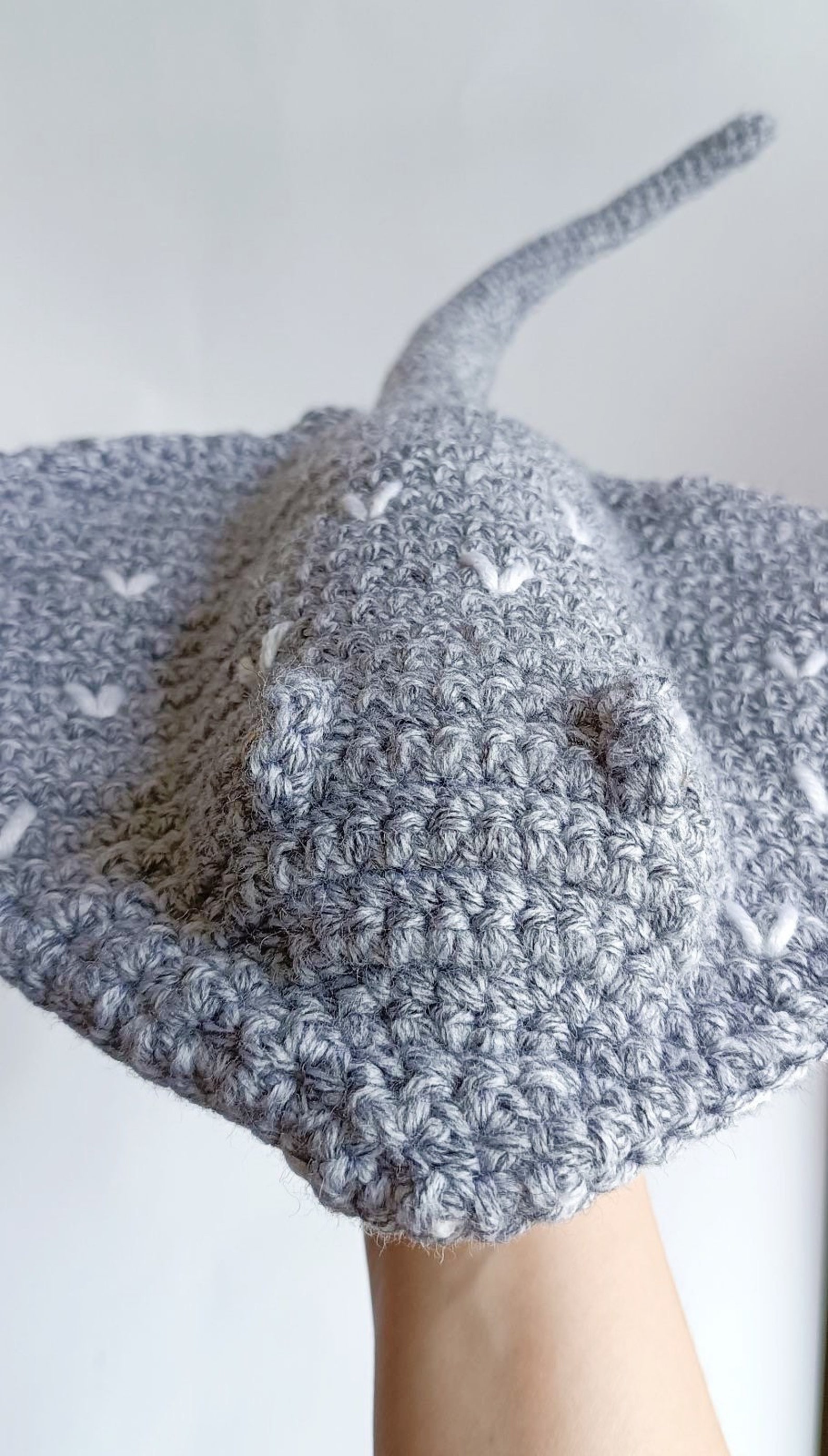 Stingray Plush Toy Sea Animals Lovers Gift Big Stuffed Sea - Etsy