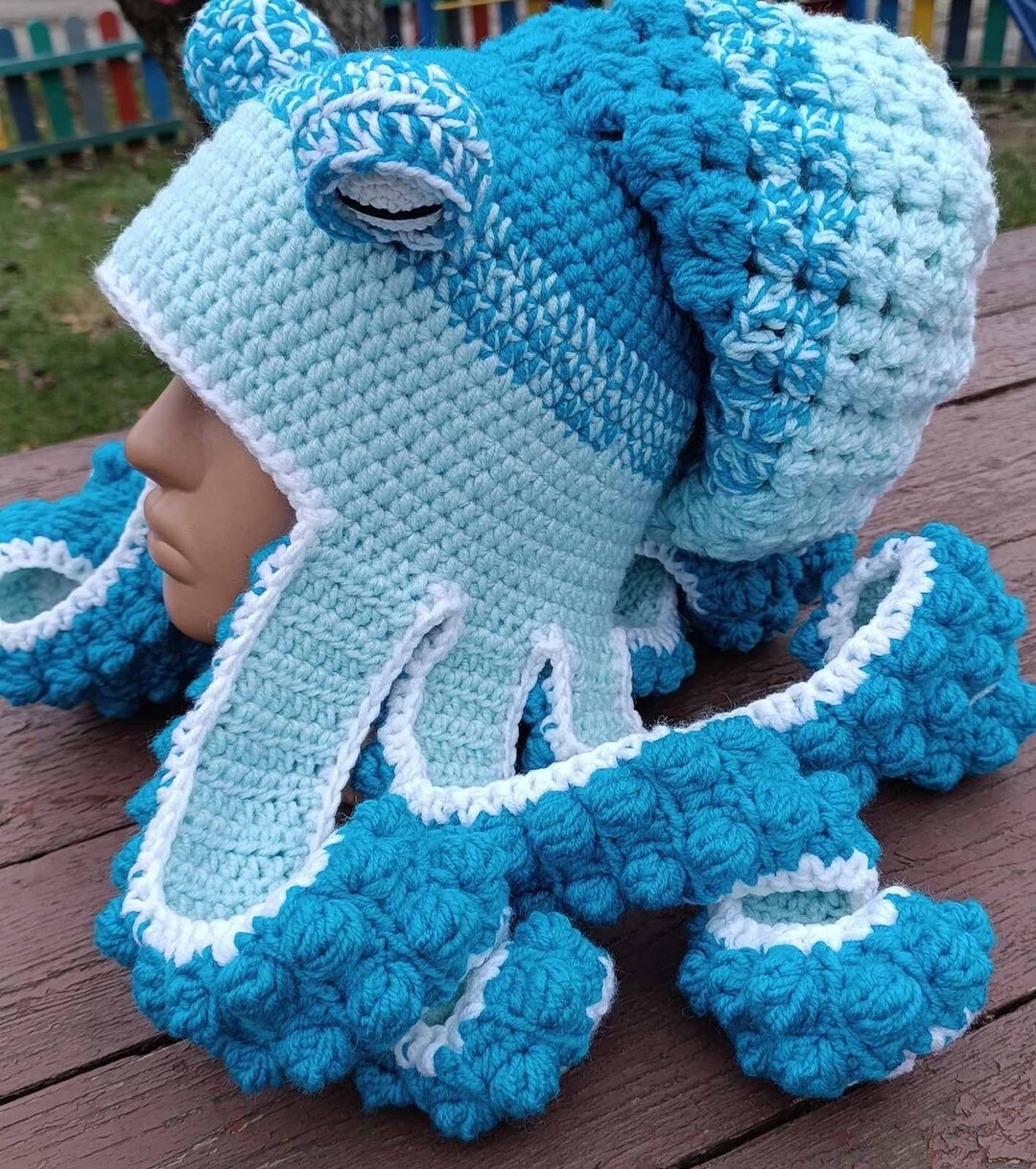 Octopus Hat, Fully Personalizable Funky Hat, Sea Creature Lovers Gift ...