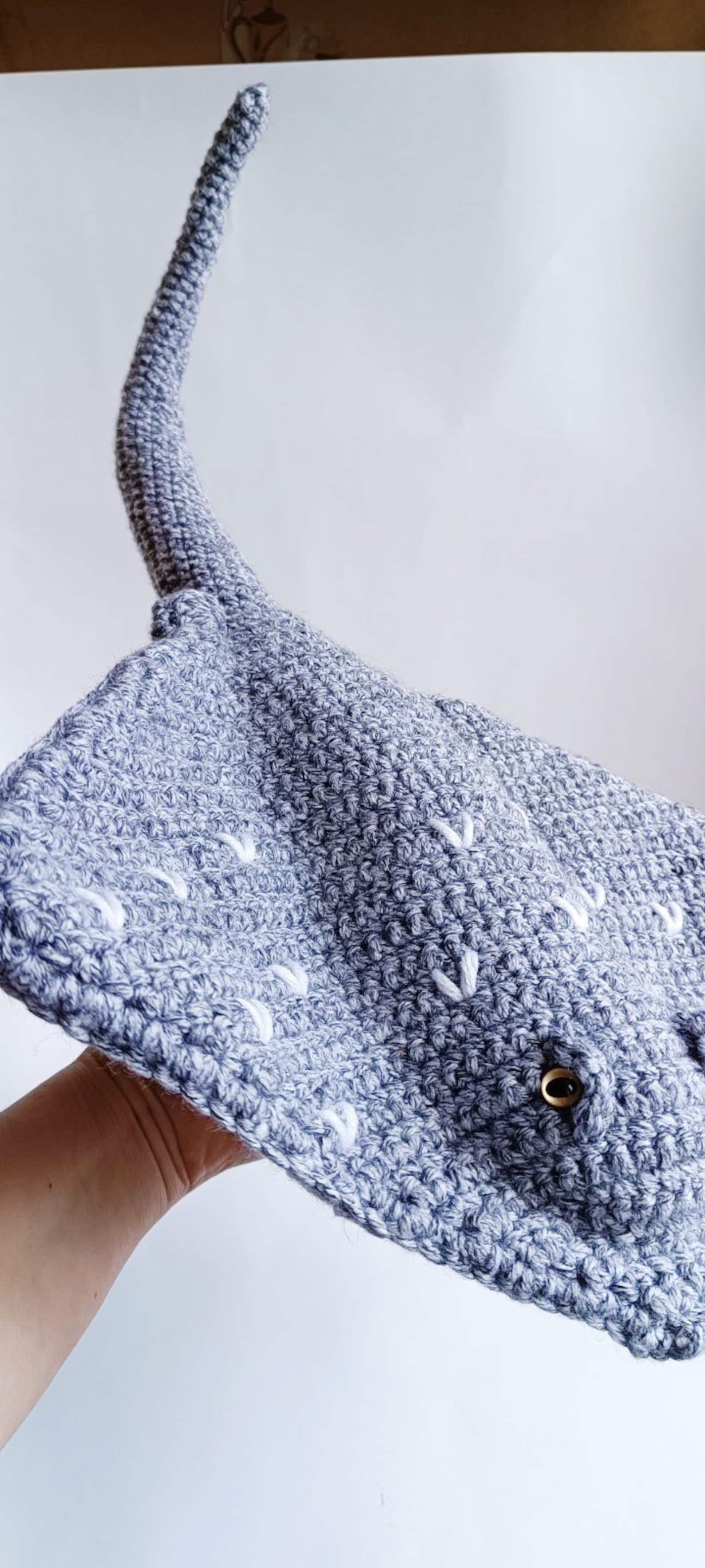 Stingray Plush Toy Sea Animals Lovers Gift Big Stuffed Sea - Etsy