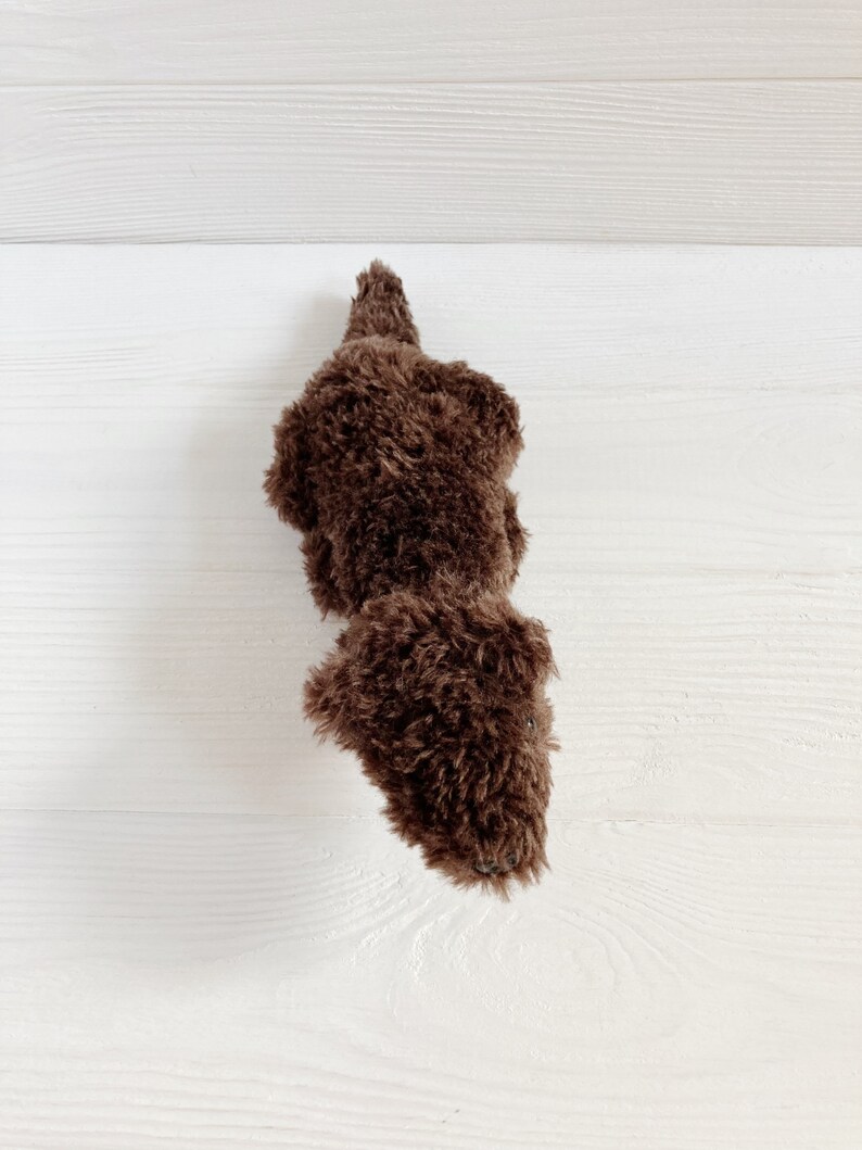 Plush Brown Ferret, Soft Animal Toy, Animal Lovers Gift - Etsy