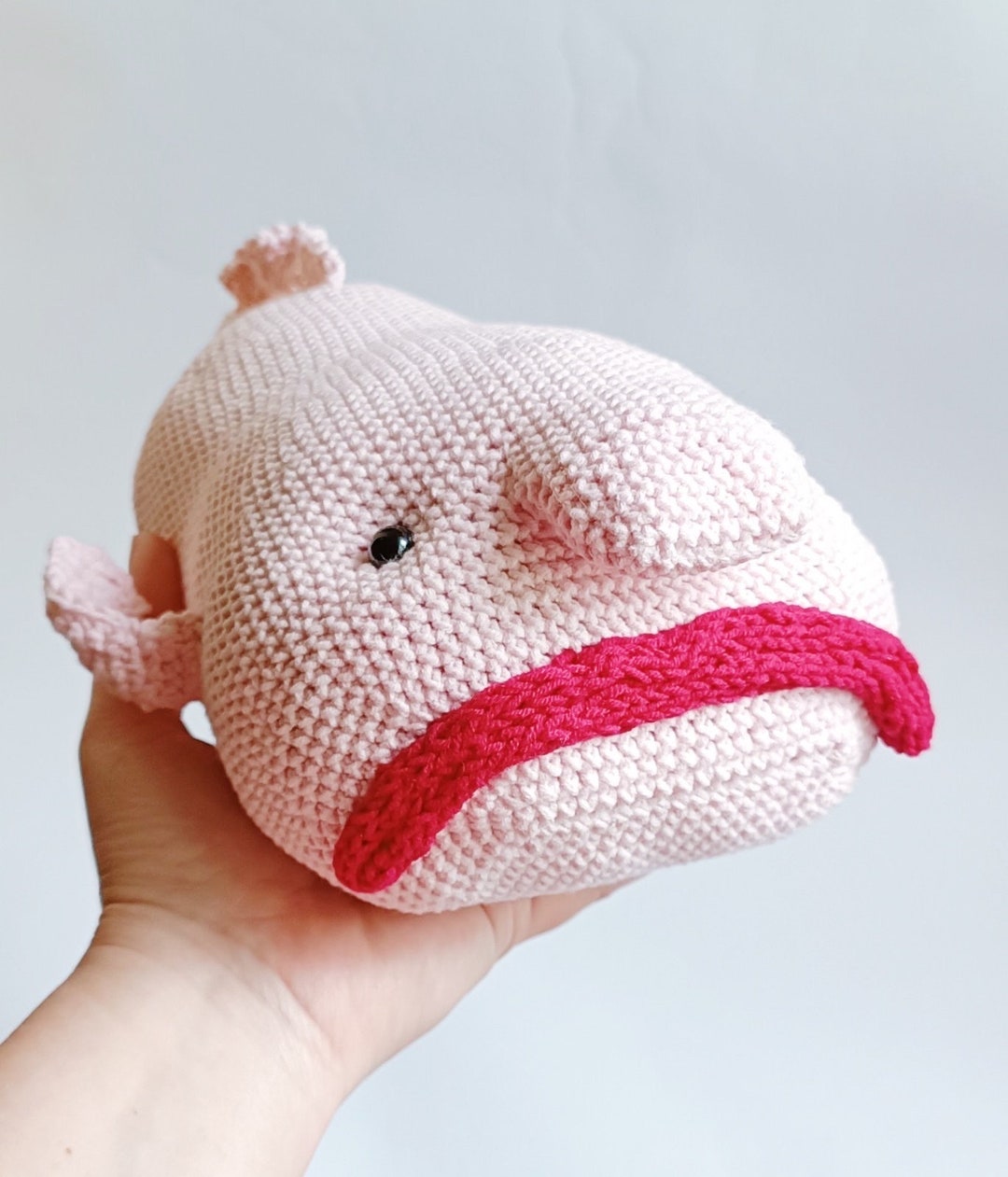Big Blobfish, Stuffed Sad Fish, Cute Drop Fish, Ocean Themed Decor - Etsy