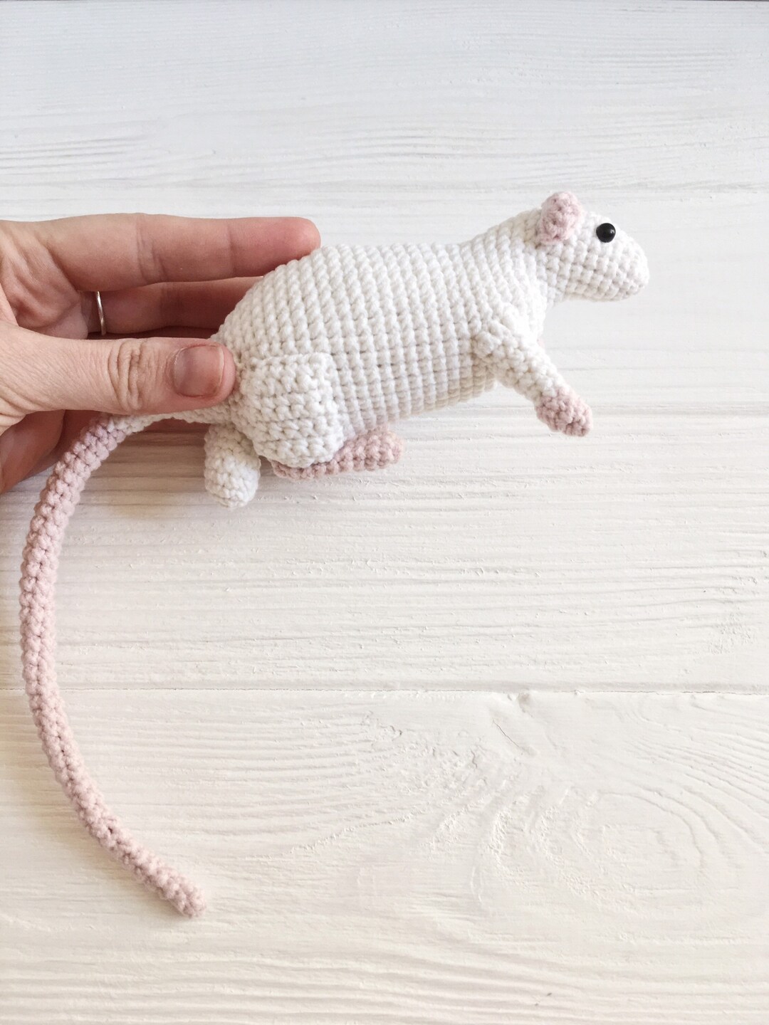 Stuffed Rat With Nuts White Male Rat Toy Rat Lovers Gift - Etsy