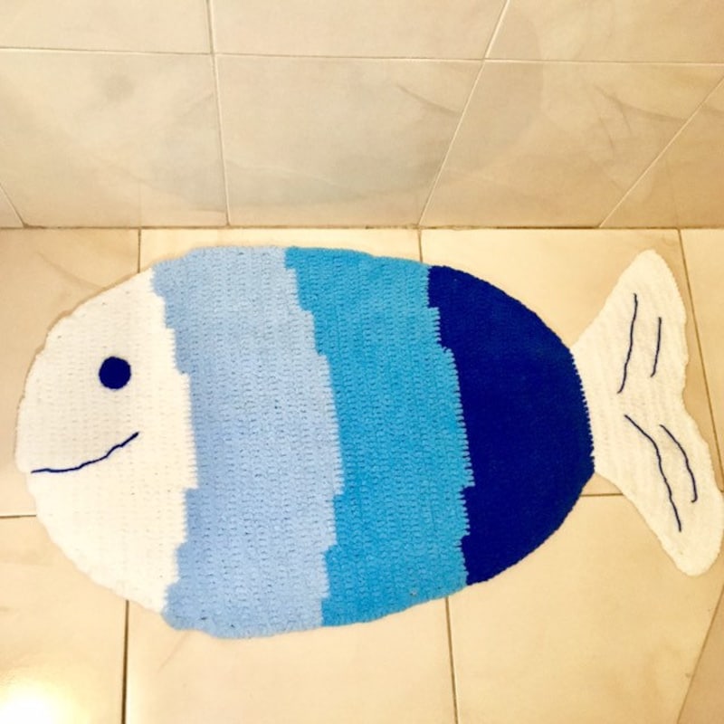 Fish Rug - Etsy