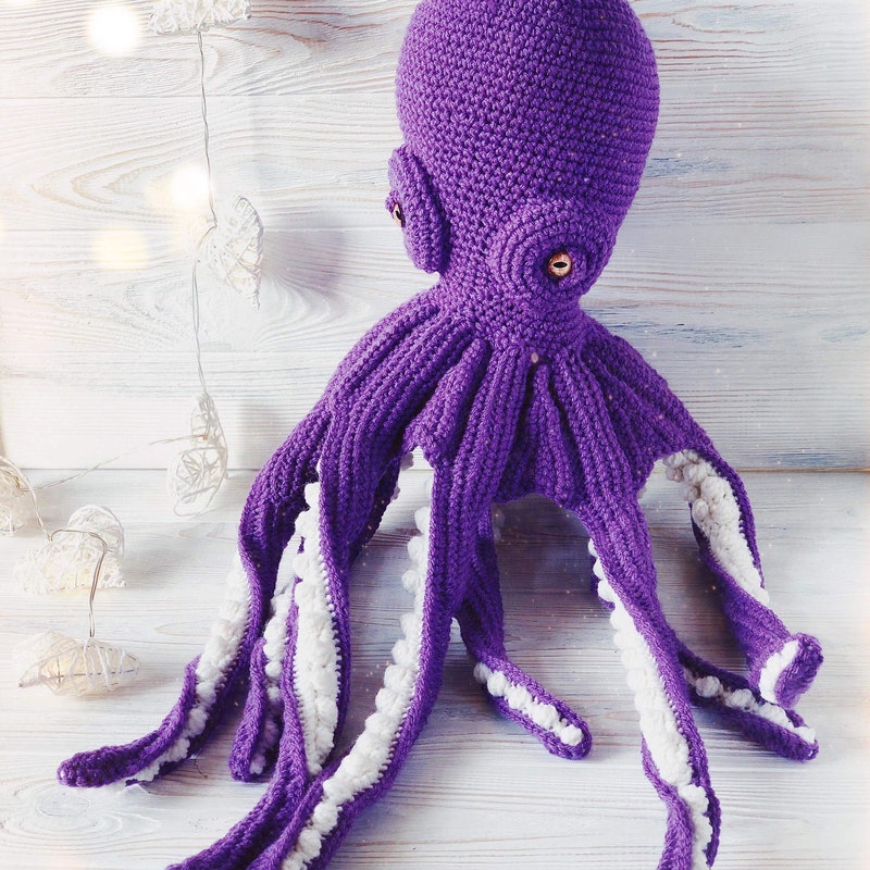 Purple Octopus - Etsy