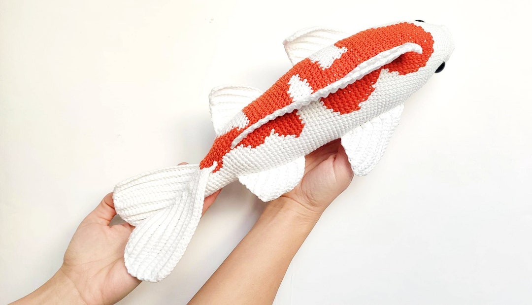 Koi Fish Big, Stuffed Sea Animal, Sea Creature Lovers Gift - Etsy