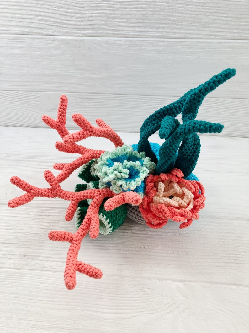 Coral Reef Stuffed Toy Sea Animals Lovers Gift - Etsy