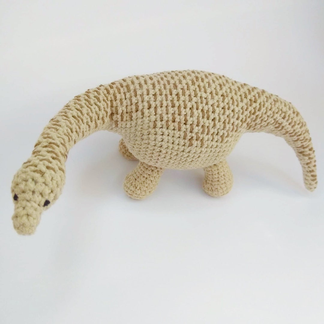 Brachiosaurus Toy, Beige Soft Dinosaur Toy, Dino Lover Present - Etsy